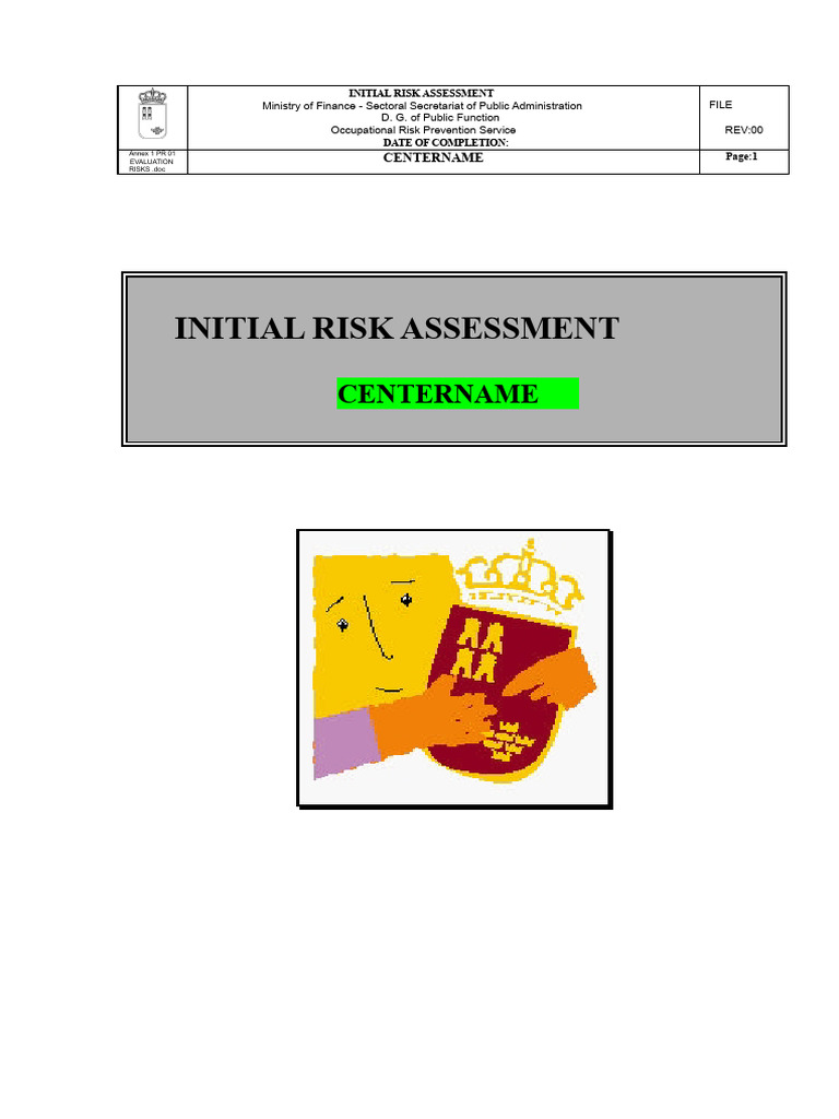 Initial Occupational Risk Assessment Guide | PDF | Risk | Occupational ...