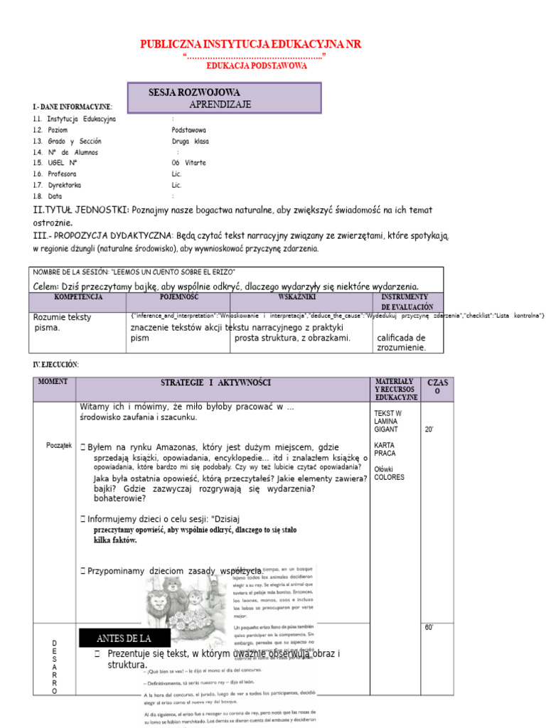 Sesja Przyczyna Skutek Jeż | PDF