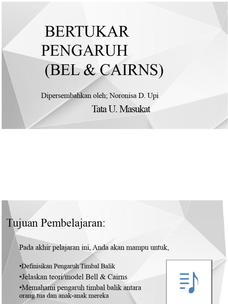 Pengaruh Timbal Balik Orang Tua-Anak | PDF