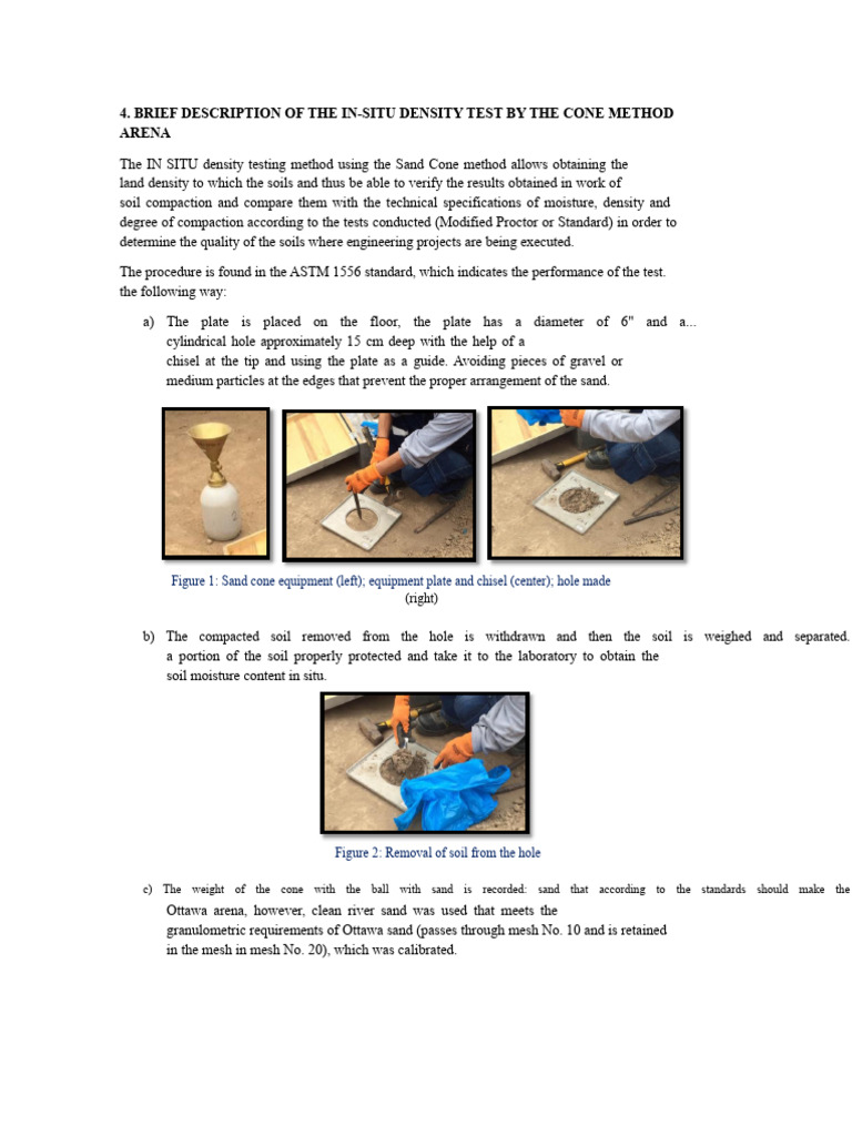 Sand Cone | PDF | Density