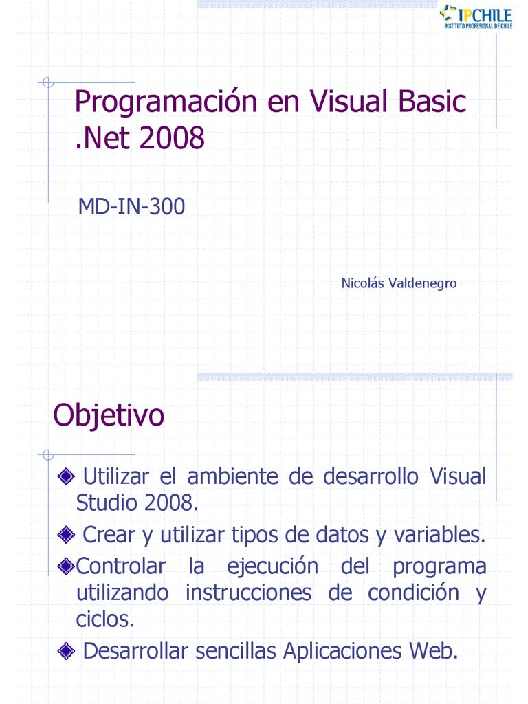 Guía Visual Basic .Net 2008 | PDF | Microsoft Visual Studio | Programa ...