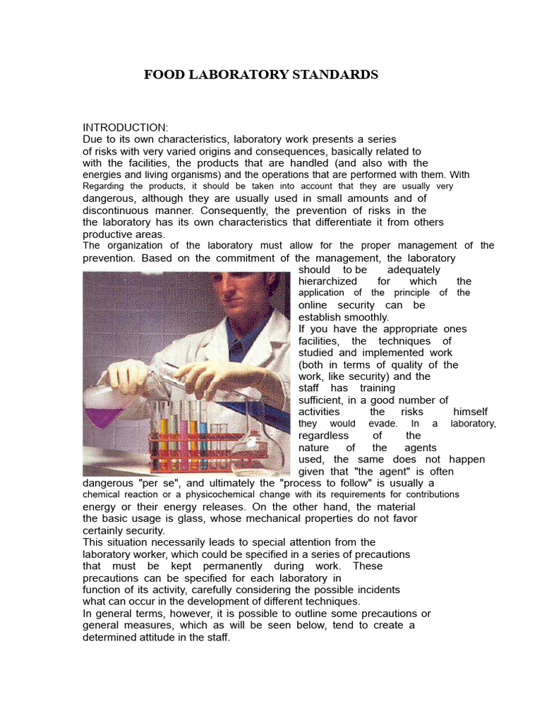 Laboratory Safety Standards Guide | PDF | Laboratories | Safety