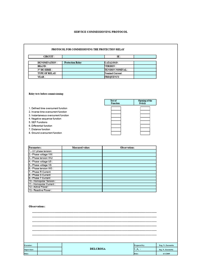 Protection Relay Protocol | PDF | Phase (Waves) | Relay