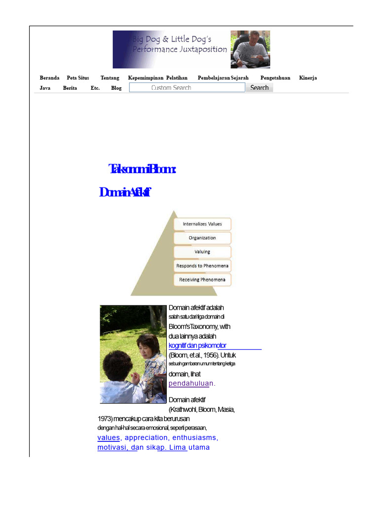 Taksonomi Bloom_ Domain Afektif | PDF