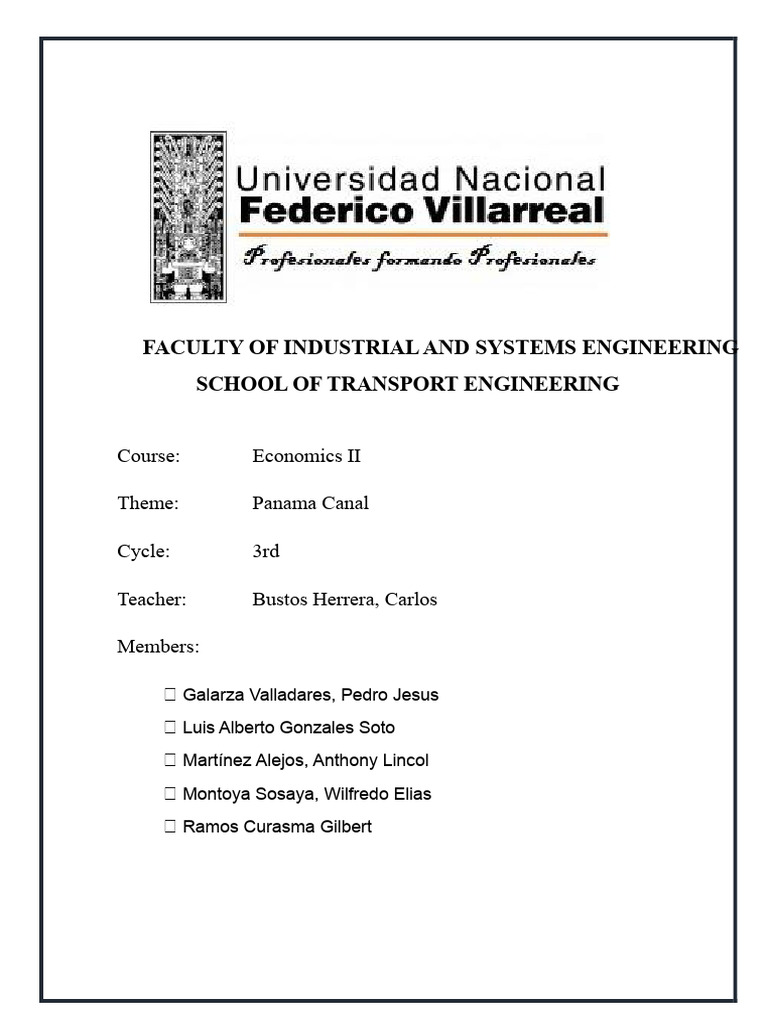 Monograph Panama Canal | PDF | Panama Canal | Port