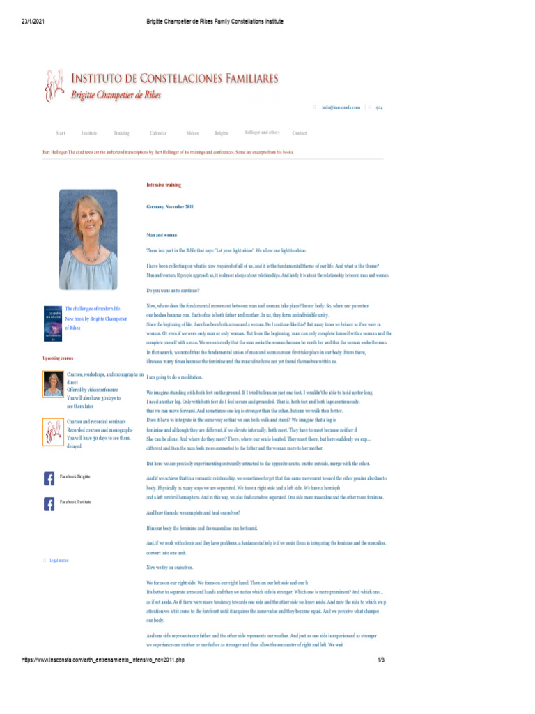 Man and Woman Brigitte Champetier de Ribes | PDF | Femininity