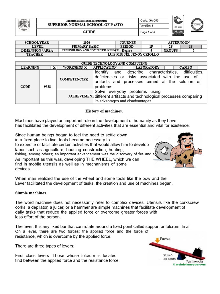 Guide to Simple Machines for Students | PDF | Lever | Machines
