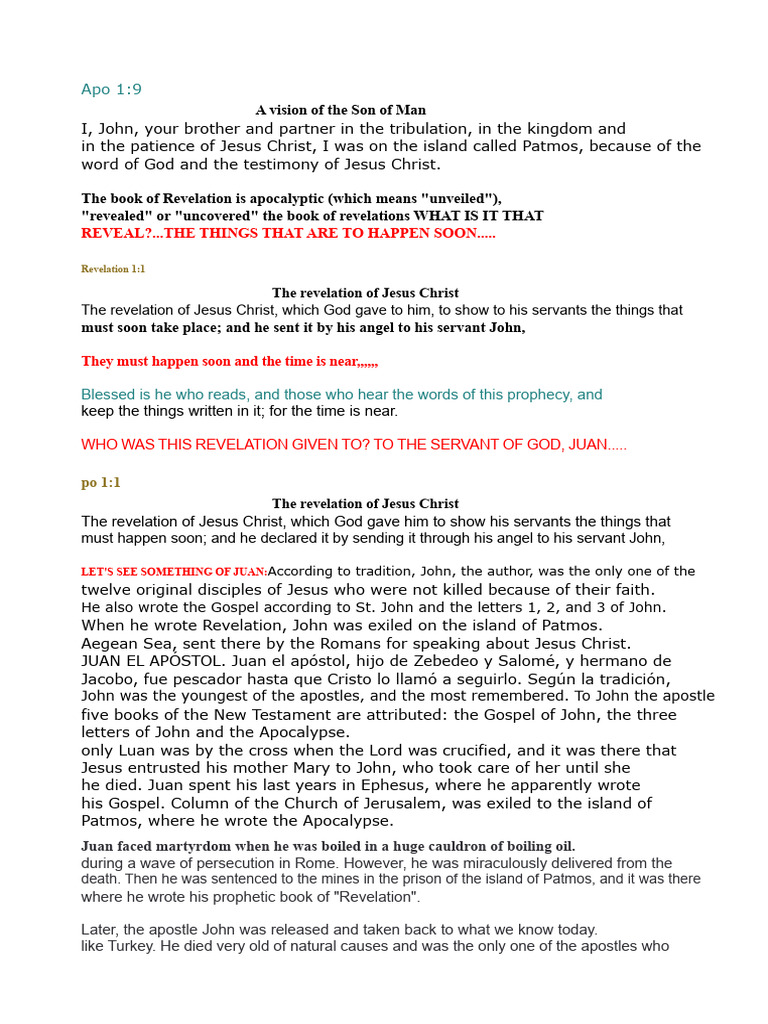 LETTERS TO THE 7 CHURCHES PART 1. | PDF | John The Apostle | Book Of ...