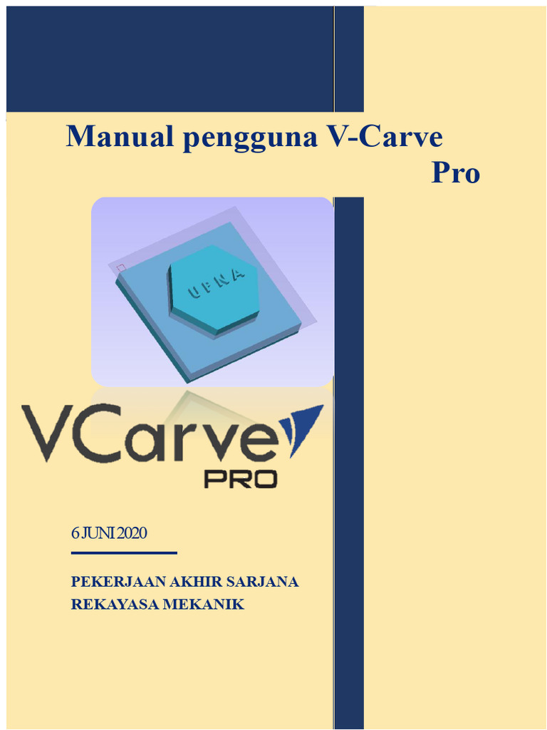 Panduan Lengkap V-Carve Pro 2020 | PDF