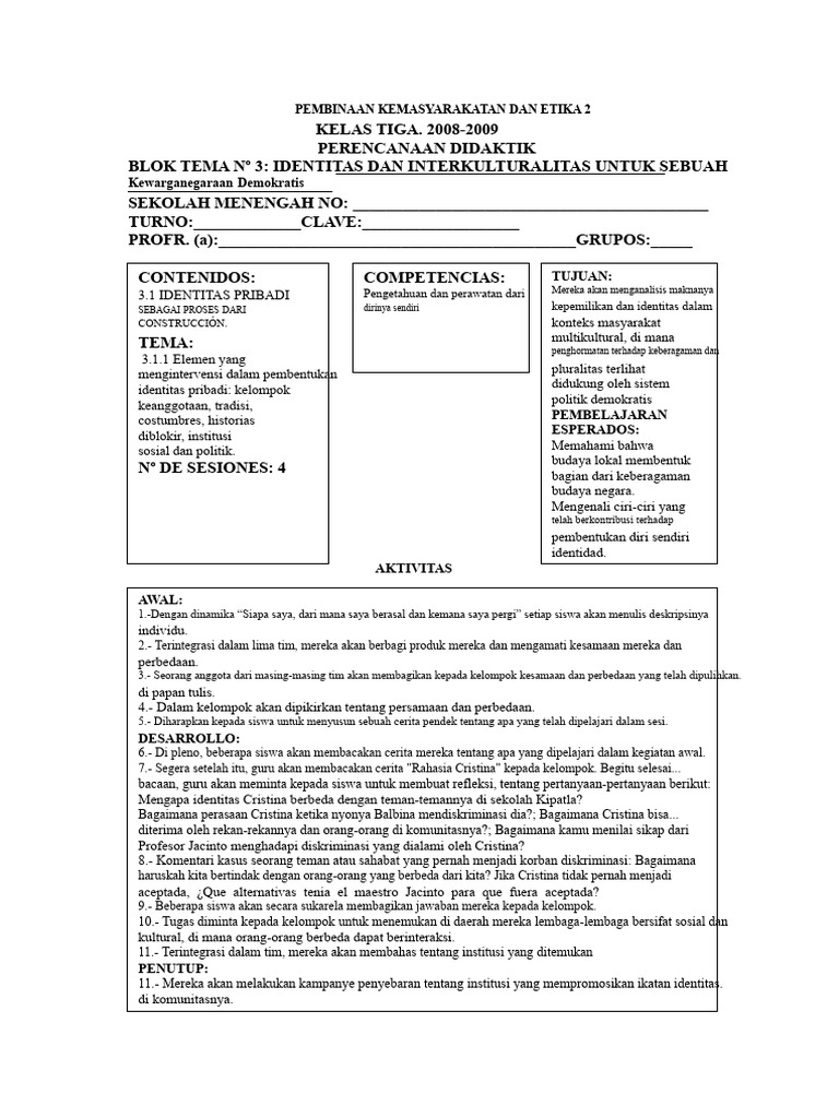 Blok 3 Planing | PDF