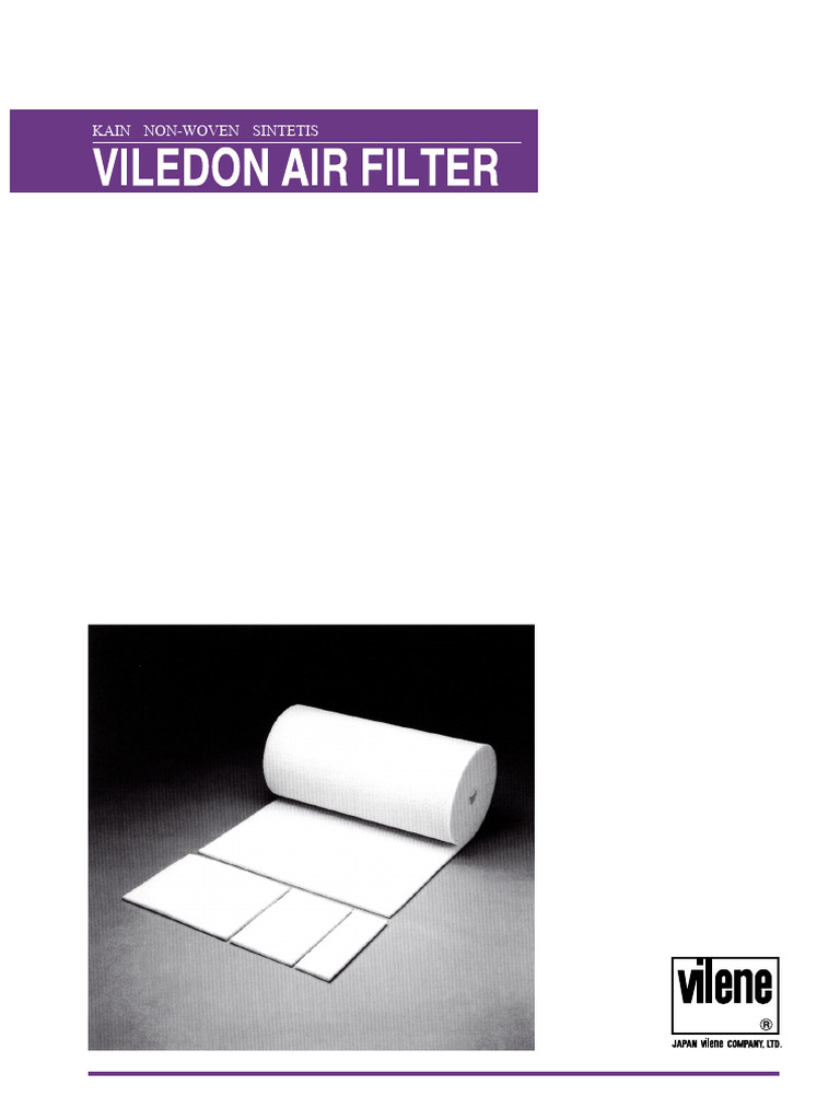 Filter Udara VILEDONair: Kain Non-Woven Berkualitas | PDF