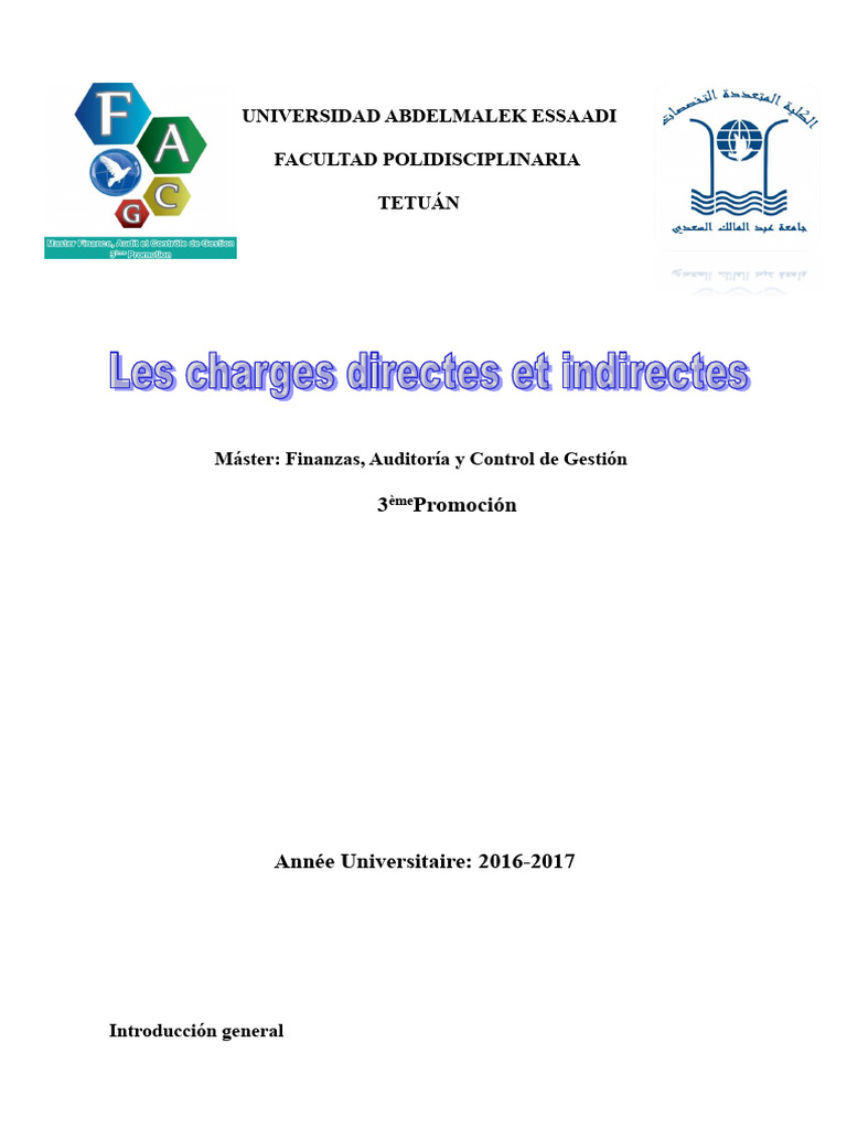 Carga Directa e Indirecta | PDF | Business | Costo