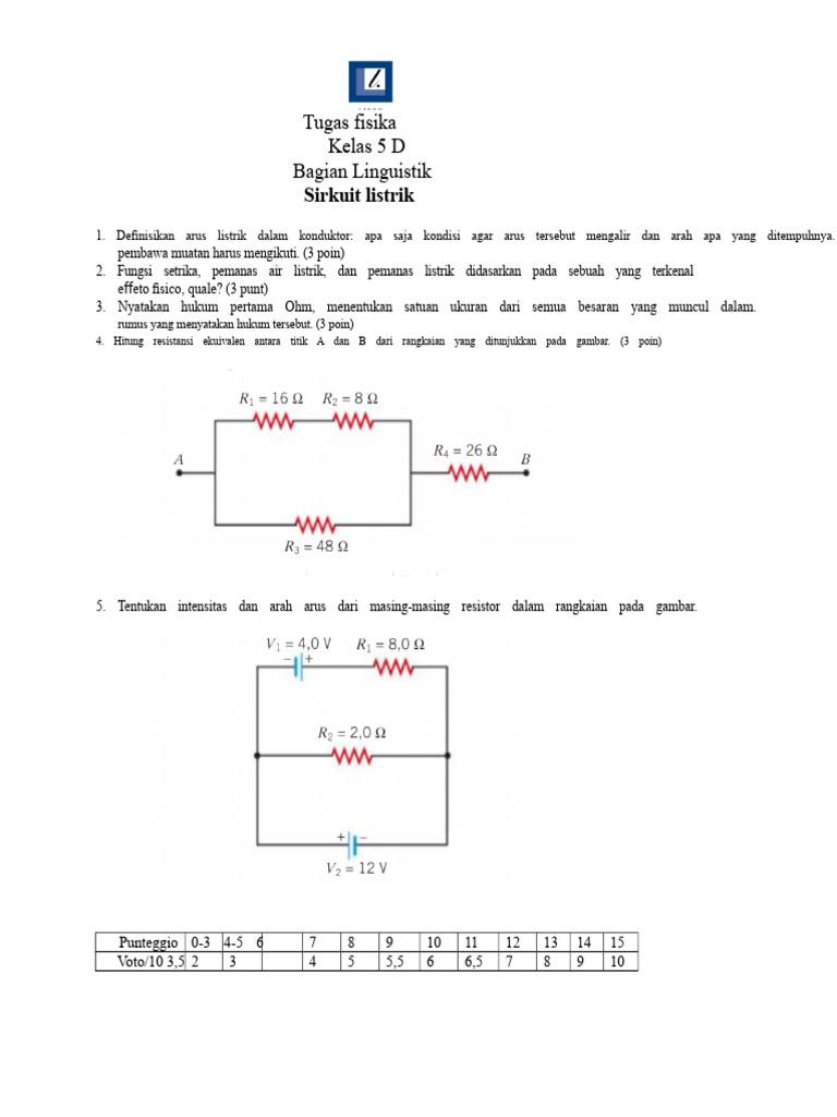 Sirkuit Listrik | PDF