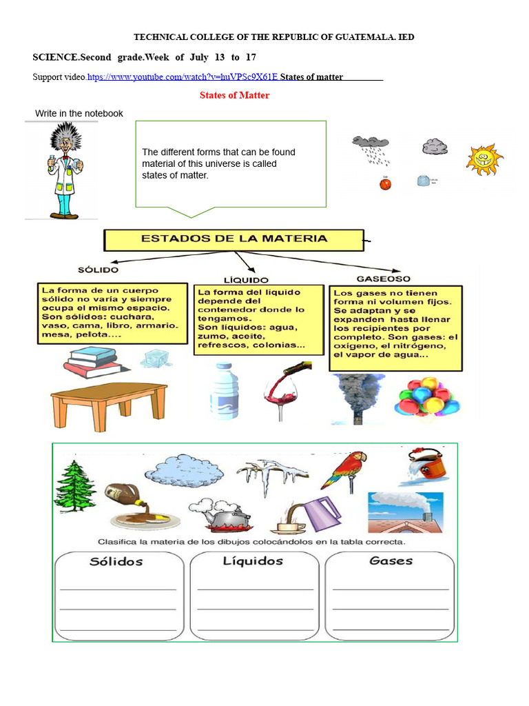 STATES OF MATTER | PDF