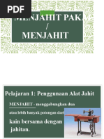 Istilah Menjahit dan Teknik Jahitan | PDF