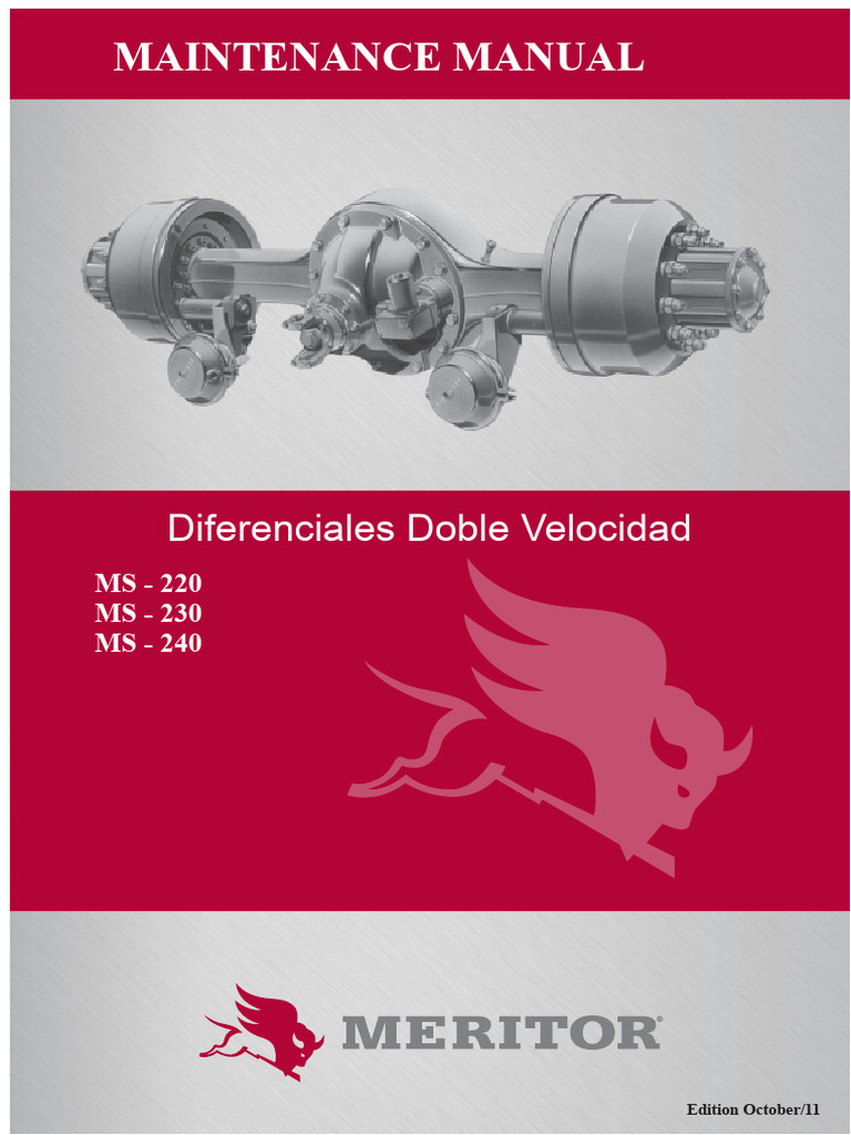 Doble Velocidad Differential Maintenance Guide | PDF | Gear | Bearing ...