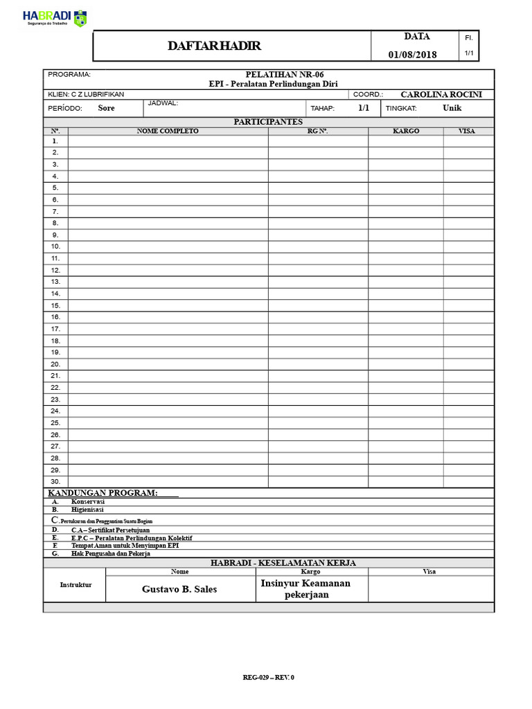 Pelatihan EPI untuk C Z Lubrikan | PDF