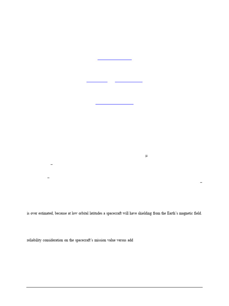 CubeSat Shielding for Solar Maximum | PDF | Radiation Protection ...