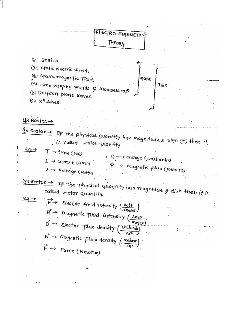 Electromagnetic theory | PDF