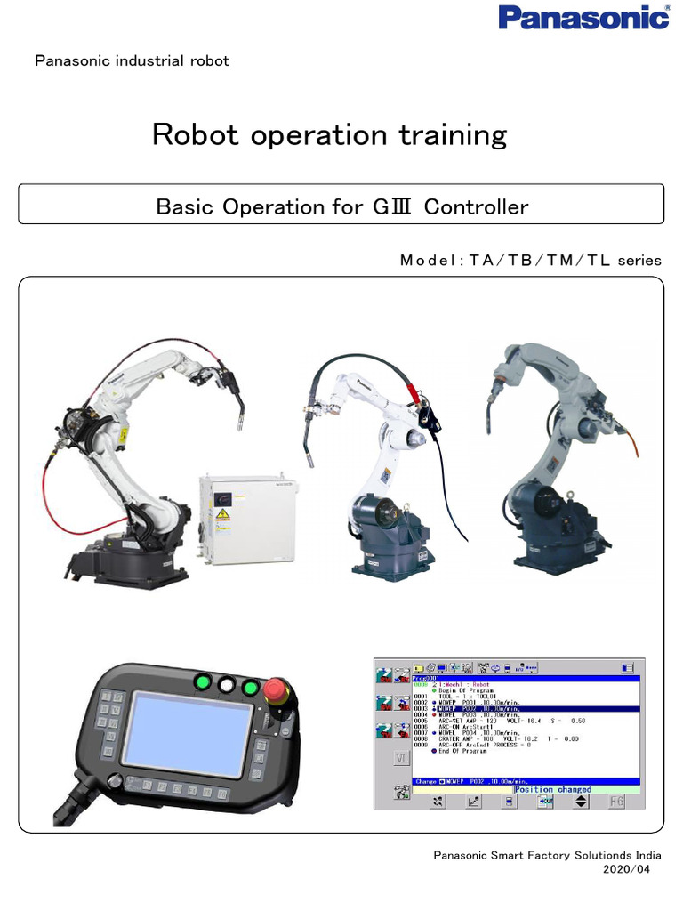 Panasonic Robot Operation Training Guide | PDF | Icon (Computing ...