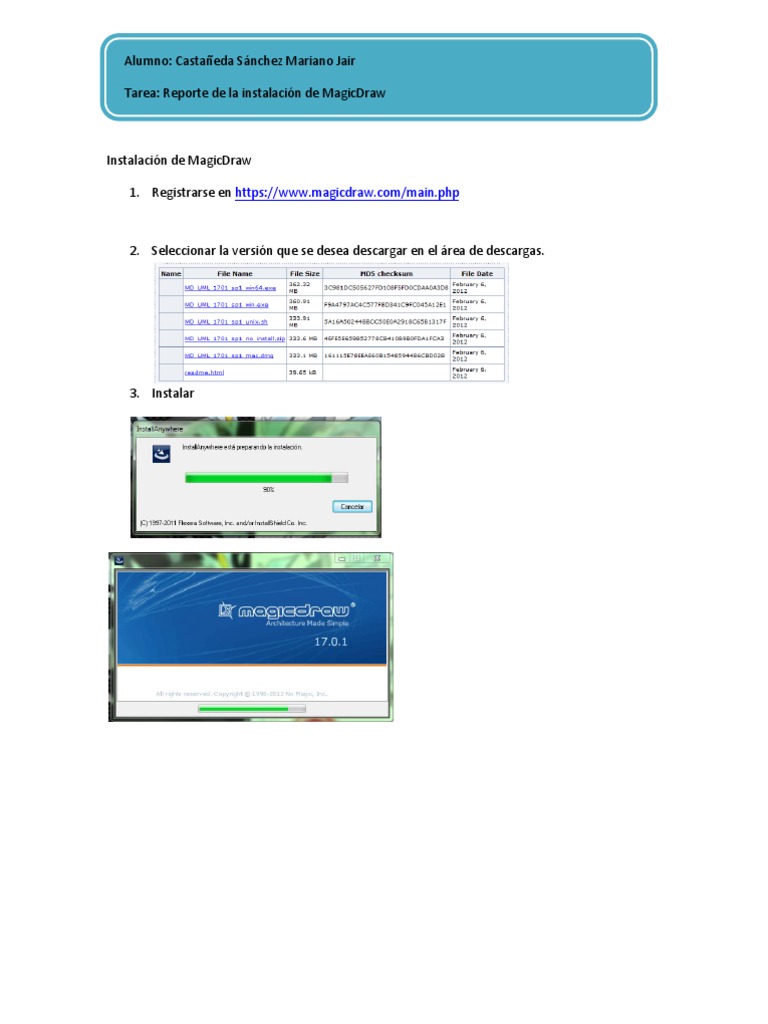 Guía de Instalación de MagicDraw | PDF | Informática | Tecnología