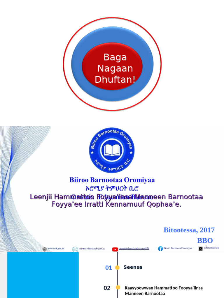 Baga Nagaan Dhuftan! | PDF