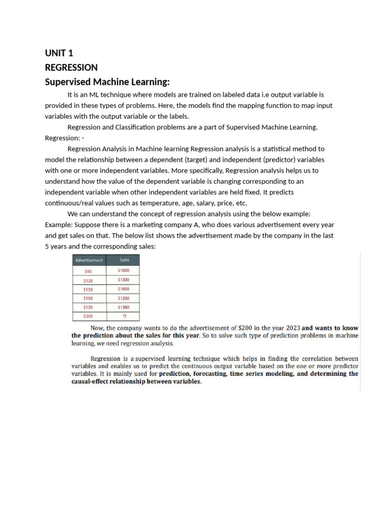 Regression | PDF | Dependent And Independent Variables | Regression Analysis