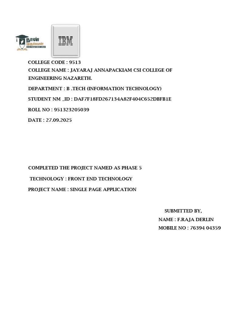 single page application phase-5 (2) | PDF | World Wide Web | Internet & Web