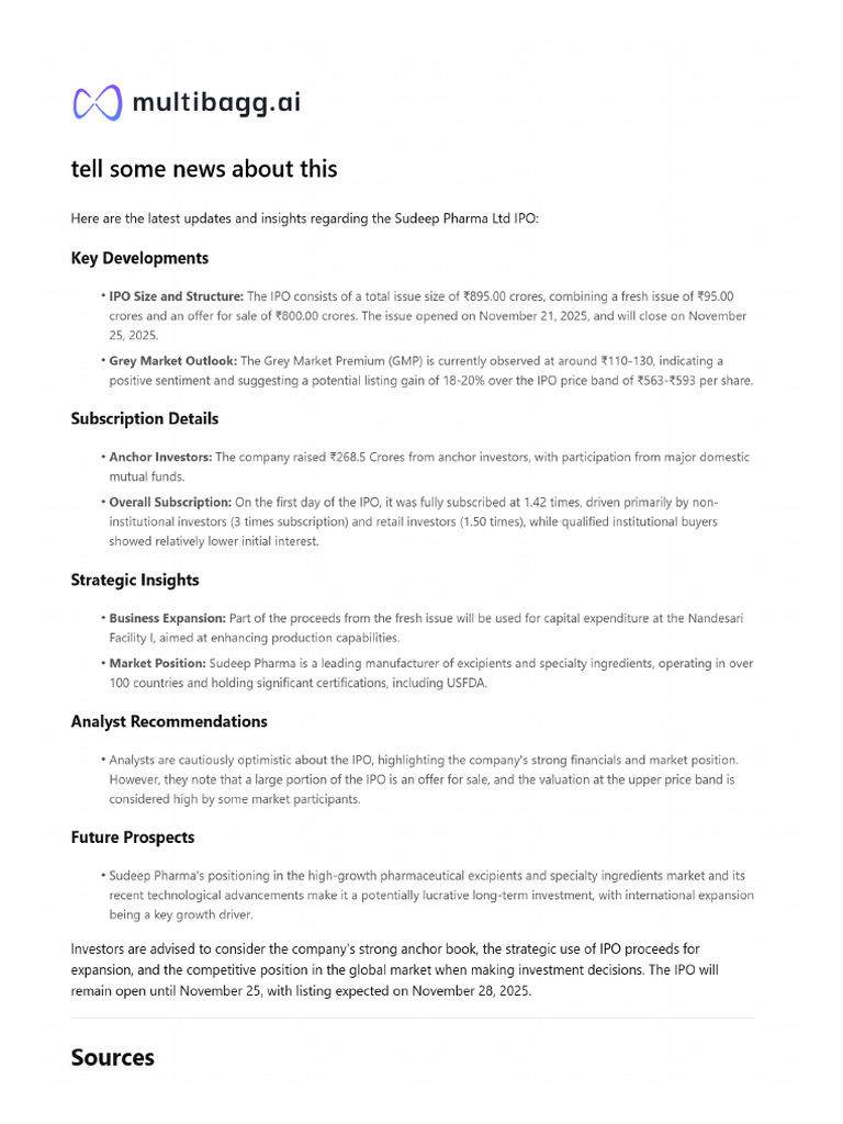 New IPO Analysis Request | PDF
