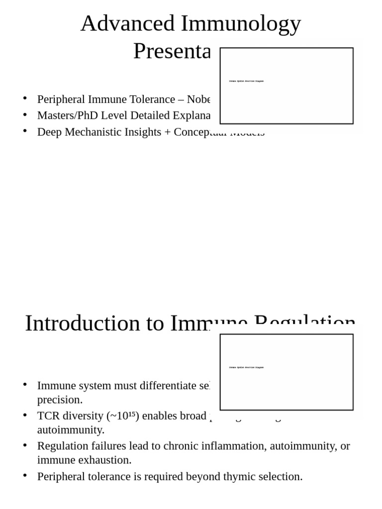 Peripheral Immune Tolerance Insights | PDF