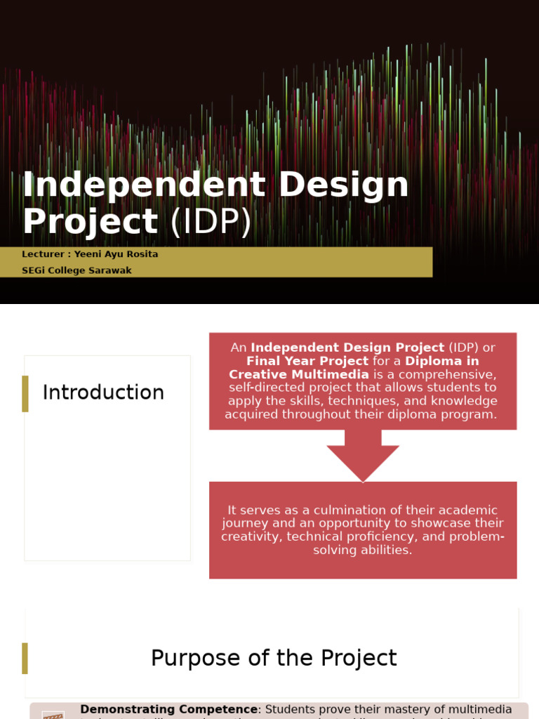 Independent Design Project (IDP) | PDF | Multimedia | Design