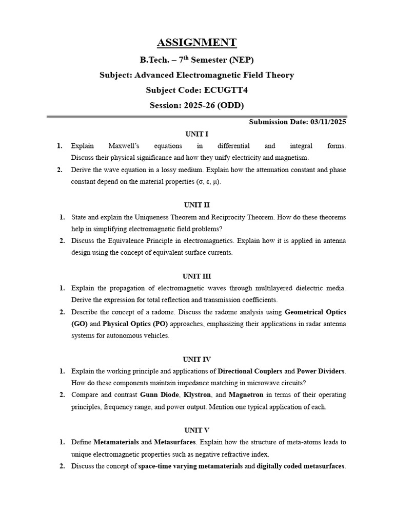 Aeft Assignmentt | PDF