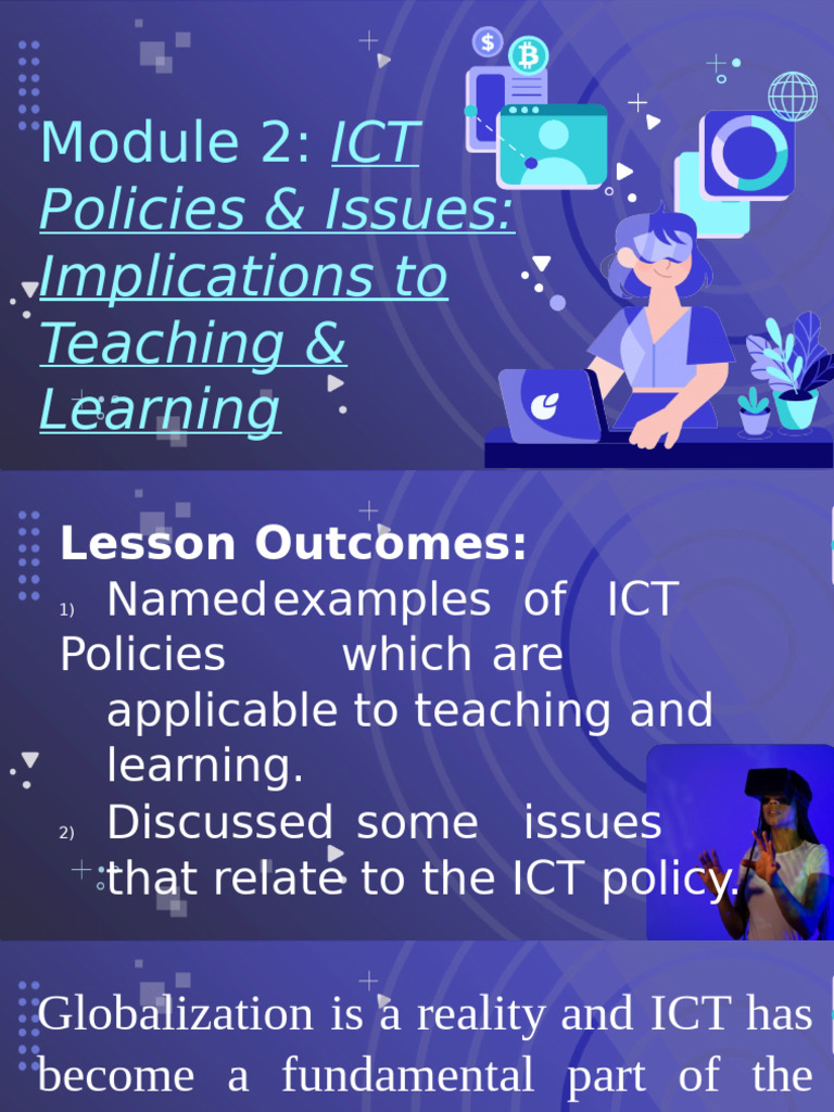 Module 2 Lesson 1 | PDF | Information And Communications Technology ...