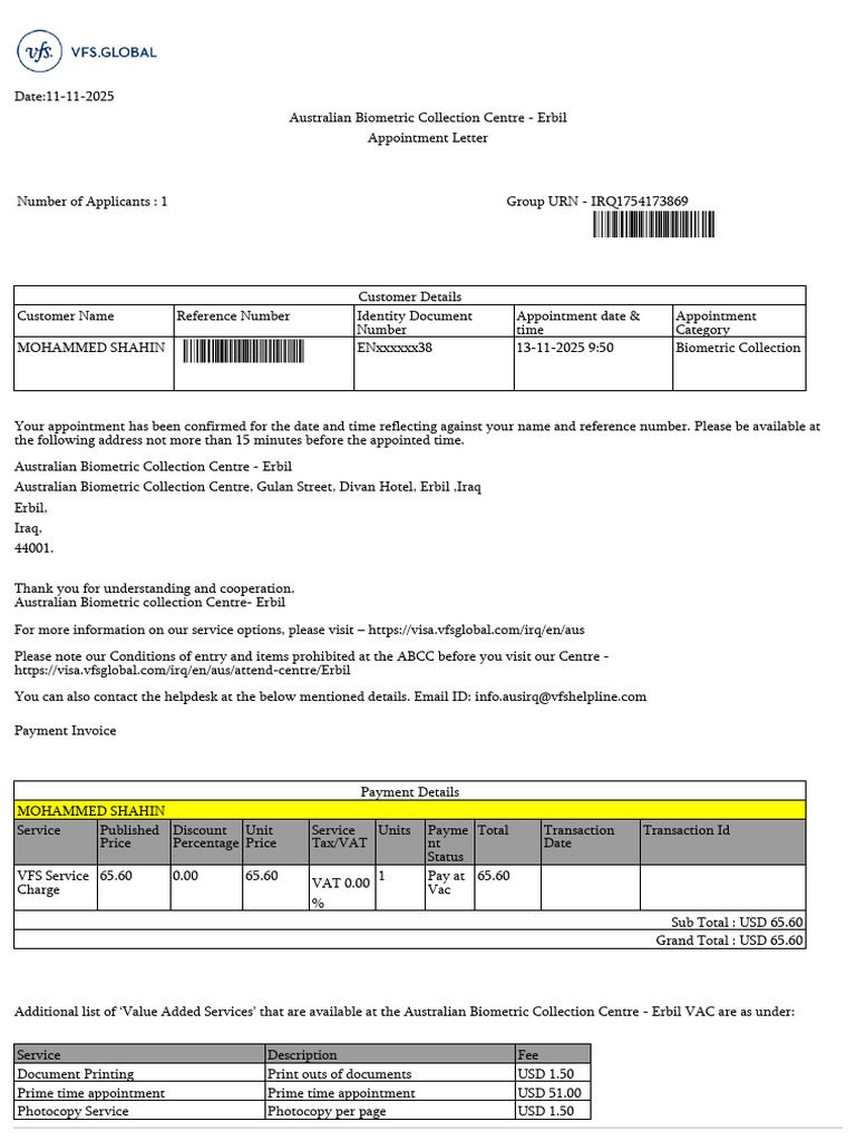Vfs Global: © VFS Global. All Rights Reserved. Manage Appointment ...