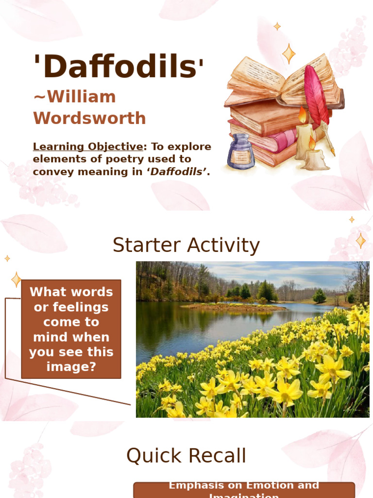 L10 Daffodils | PDF
