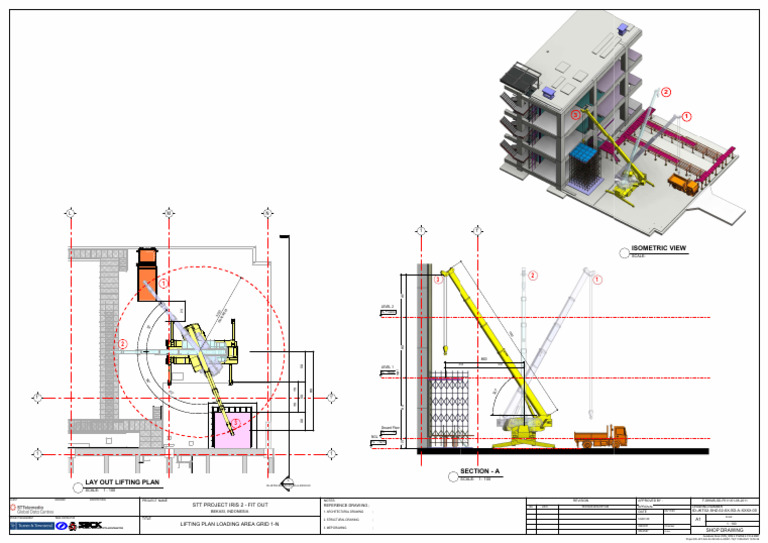 Lifting Plan 1 | PDF | Technical Drawing | Infographics