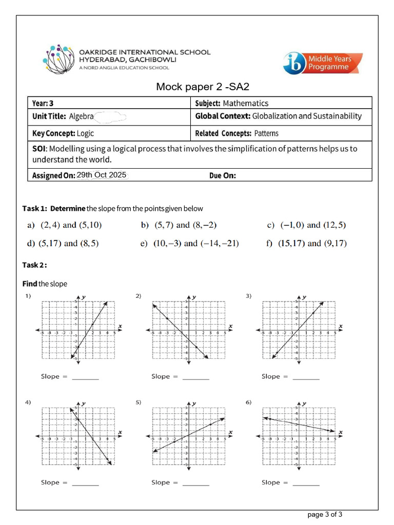 Graph Mock 1 | PDF