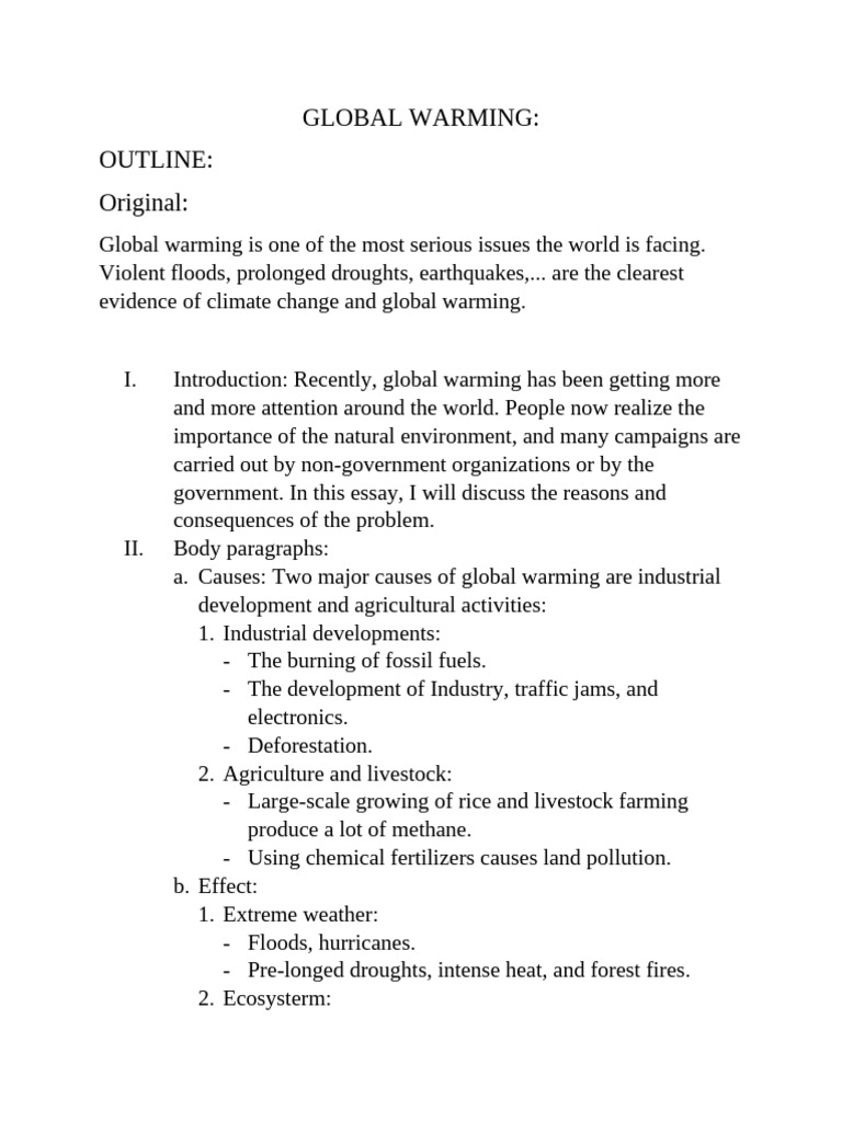 Global Warming | PDF | Climate Change | Agriculture