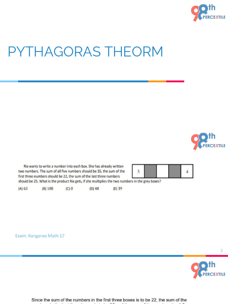 Pythagorean | PDF | Trigonometry | Elementary Mathematics