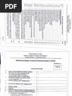 Exempted FASTag Application Format | PDF | Identity Document | Access ...