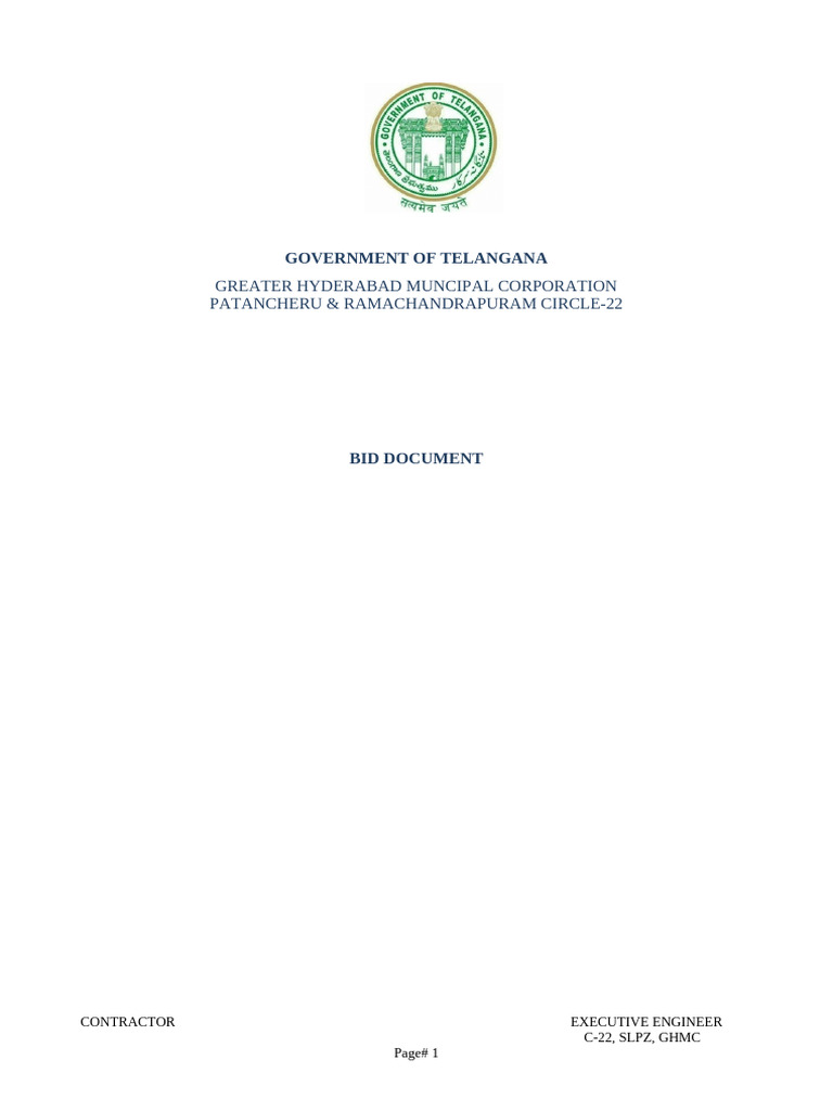4 Tender Document | PDF