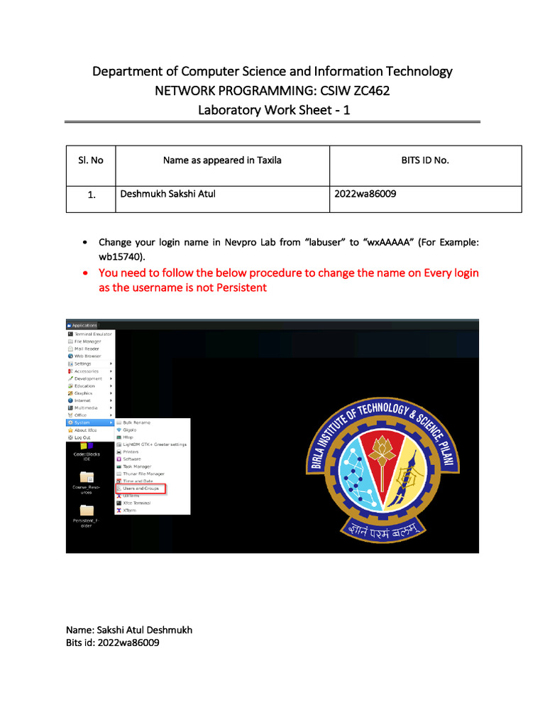 2022wa86009 Network Programming | PDF | Computer Engineering | Computer ...