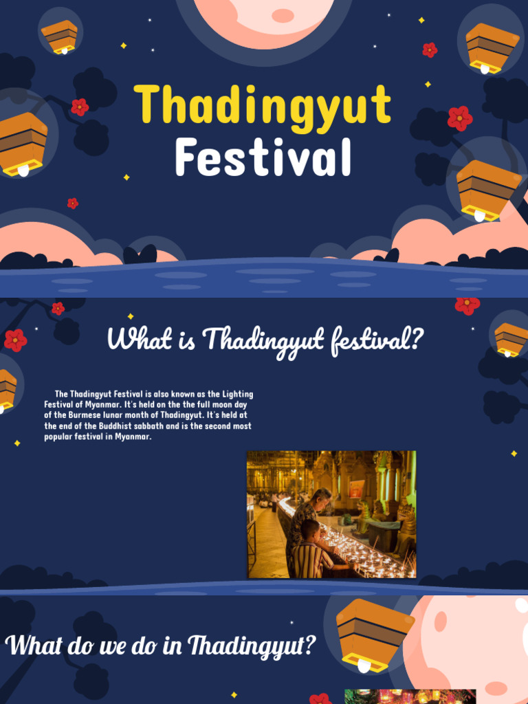 Thadingyut Festival by Slidesgo | PDF