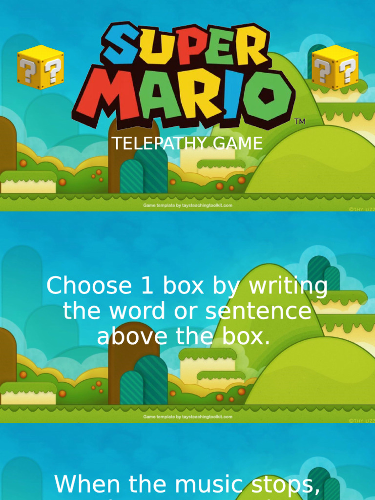 Telepathy Game Scoring Guide | PDF