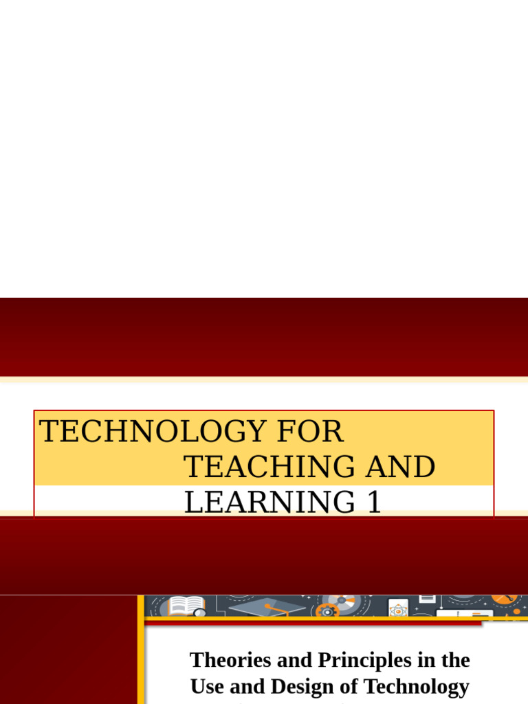Unit 3 Theories and Principles in The Use and Design of Technology ...