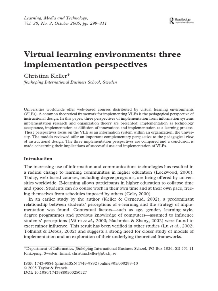 Keller 2005 | PDF | Behavioural Sciences | Cognitive Science