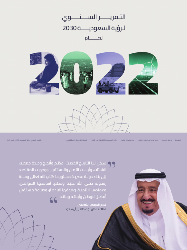 Vision 2030-Annual Report 2022 | PDF