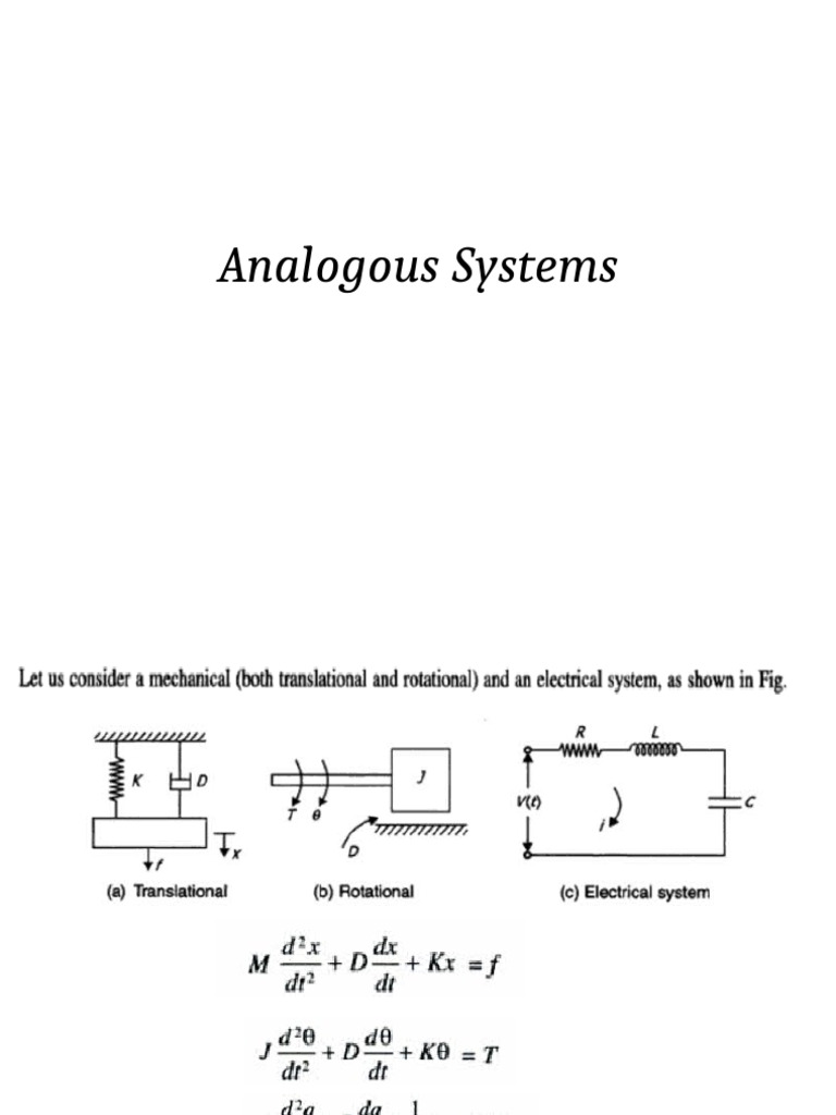 FALLSEM2025-26 VL BECE302L 00100 TH 2025-08-05 Analogous-Systems | PDF