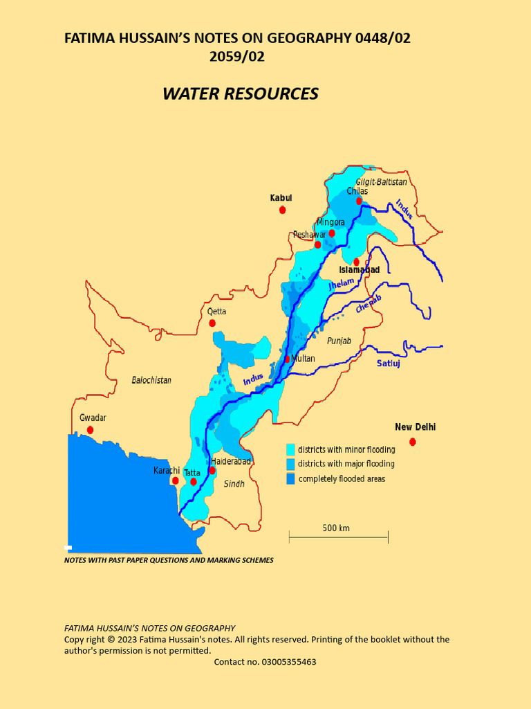 Water Resources of Pakistan | PDF | Indus River | Irrigation