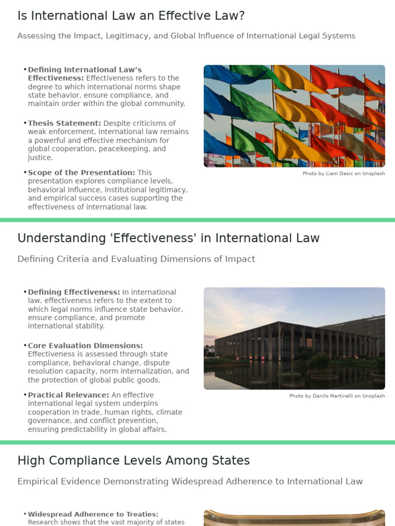 Arguments in Favour of Is International Law A True Law | PDF ...